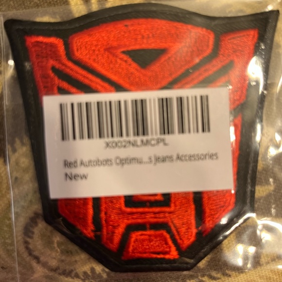 Other | Optimum Prime Iron On Patch Red Autobots Optimum Prime | Poshmark